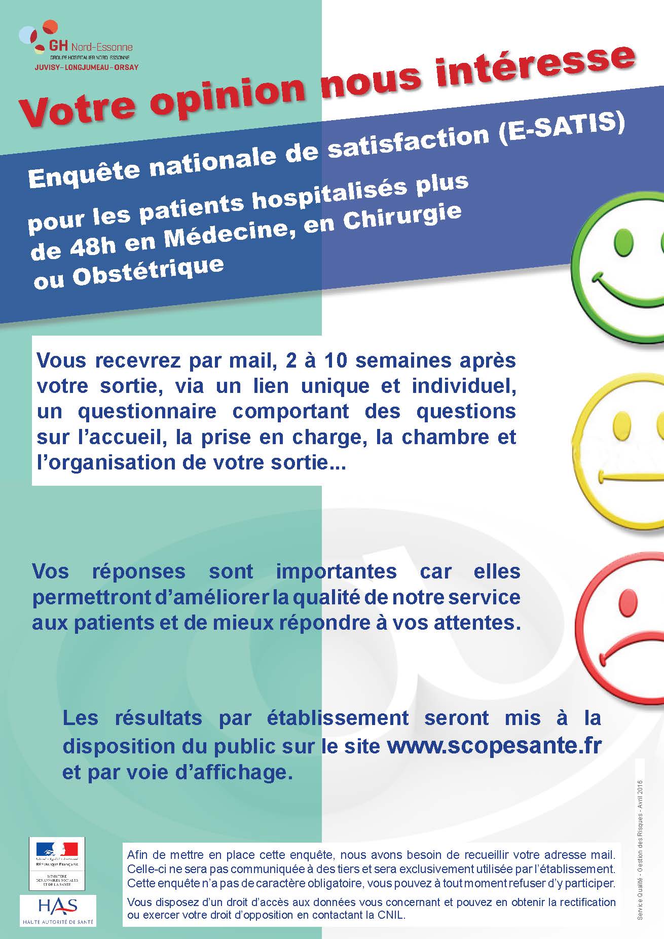 Démarche qualité et sécurité des soins - GH Nord Essonne